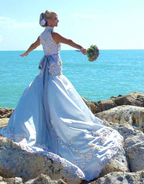 Melinda Graham’s Seashell Wedding Dress | I Love Shelling