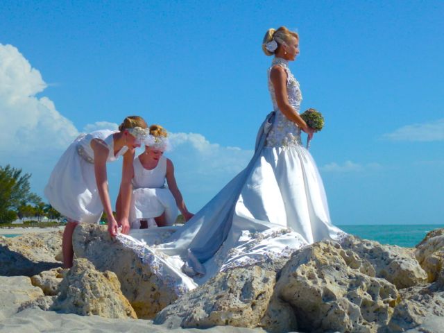 Melinda Graham’s Seashell Wedding Dress | I Love Shelling