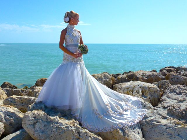 Melinda Graham’s Seashell Wedding Dress | I Love Shelling