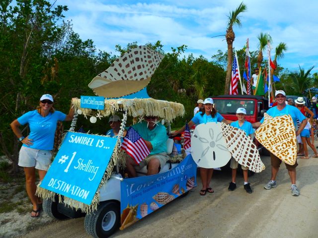 Making Seashell Costumes For The Sanibel Parade 2012 | I Love Shelling