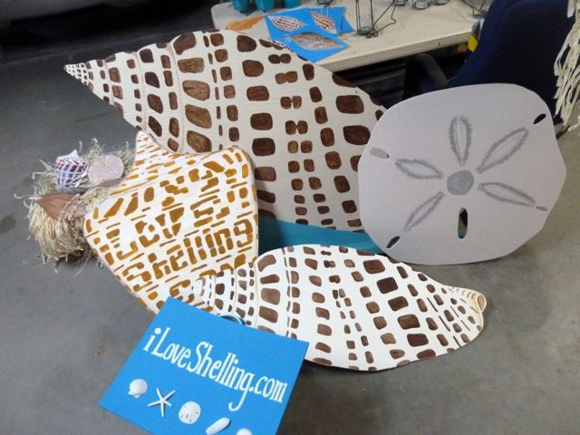 Making Seashell Costumes For The Sanibel Parade 2012 | I Love Shelling