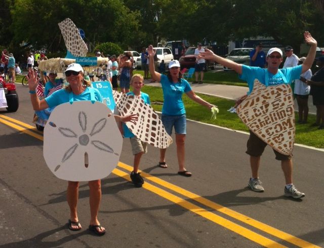 Making Seashell Costumes For The Sanibel Parade 2012 | I Love Shelling