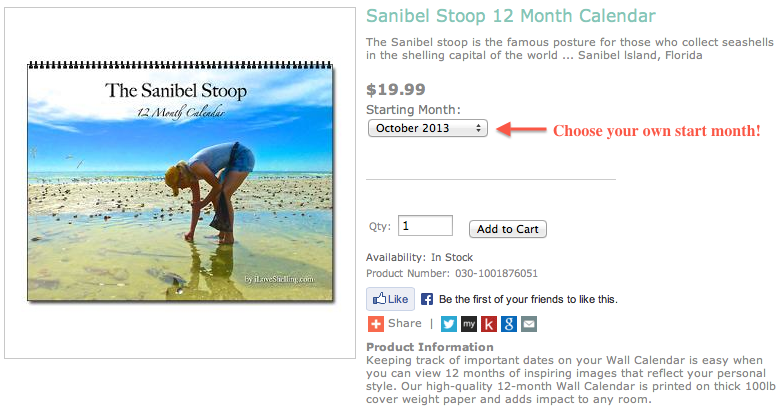 The Sanibel Stoop Calendar Is Here! | I Love Shelling