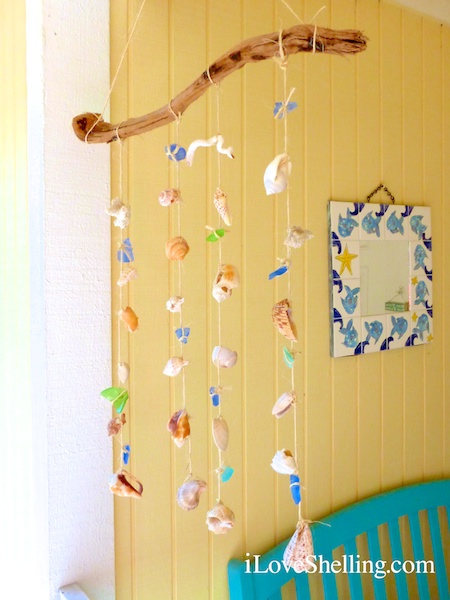 How To Make An Easy Sanibel Island SeaShell Mobile | i Love Shelling
