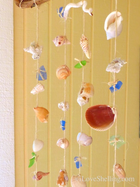 How To Make An Easy Sanibel Island SeaShell Mobile | I Love Shelling