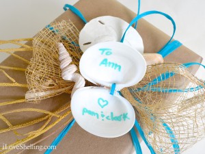 How To Use Seashells For Gift Tags | I Love Shelling