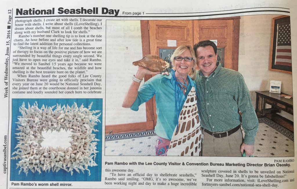 Sanibel “Enthusiast” Helps Shellebrate | I Love Shelling