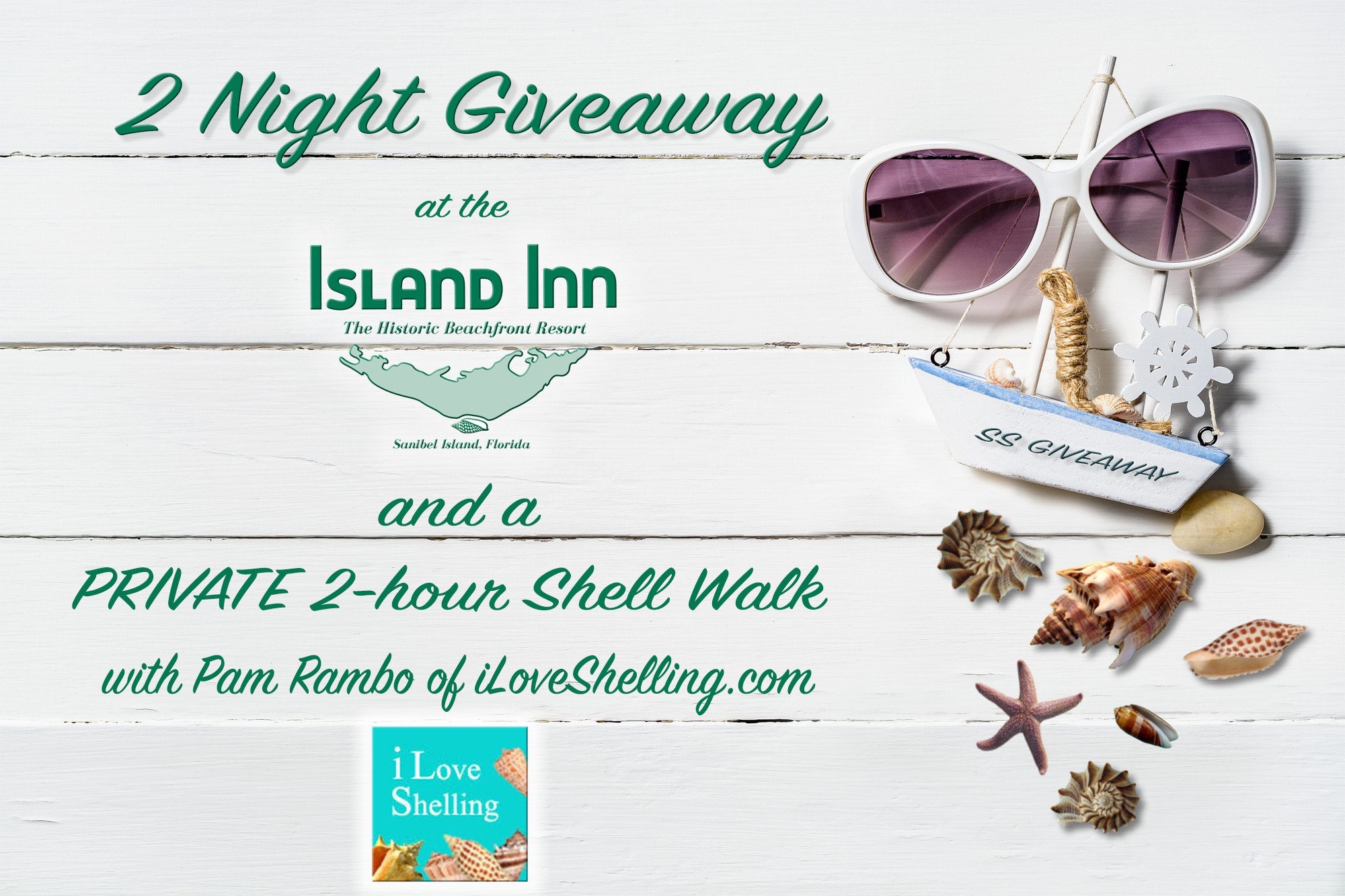 Make A Wish… For 2 Night Stay Island Inn Sanibel Giveaway | I Love Shelling